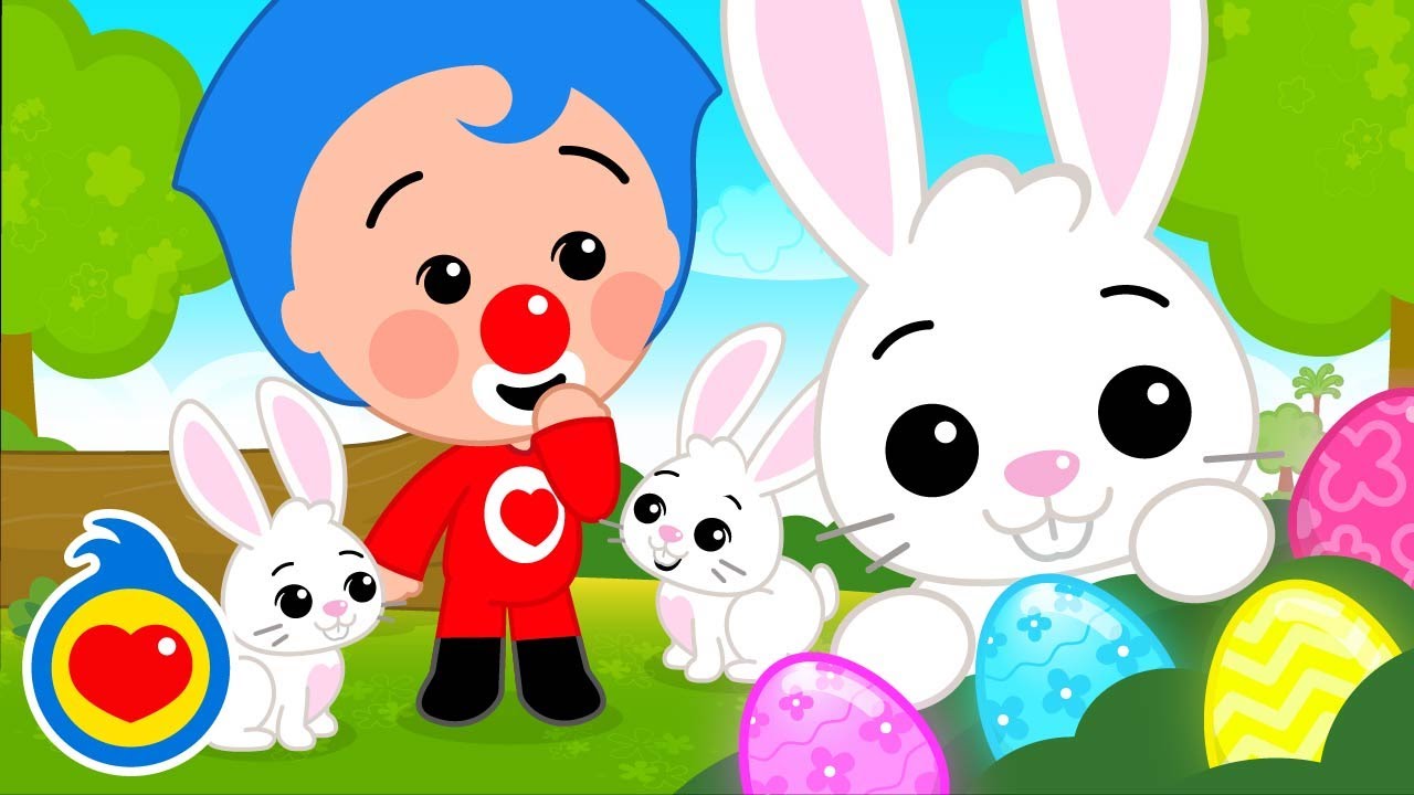 Hop Little Bunnies Hop, Hop, Hop! 🐇🐇 Easter Sing-Along 🐣🌈🥚🌷 Plim Plim ...