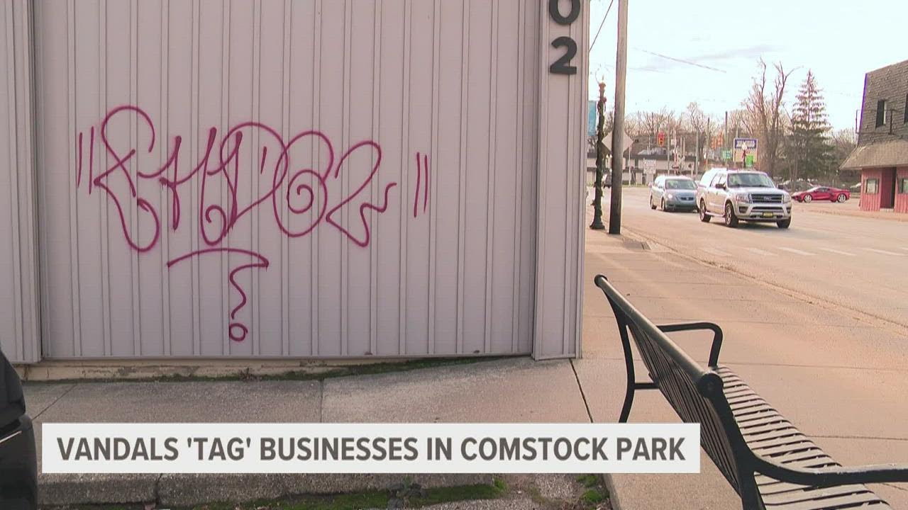 Kent County sheriff investigating vandals in Comstock Park - YouTube
