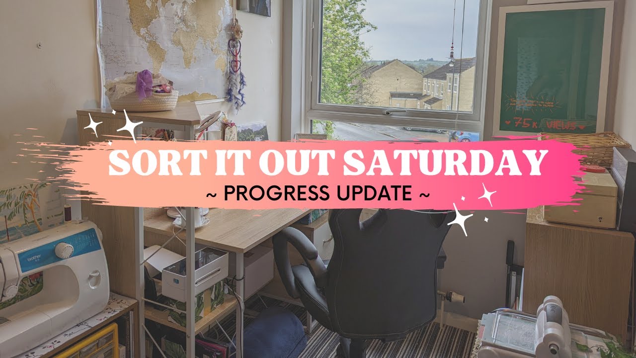 Sort It Out Saturday: Progress Update Small Craft Room Tour - YouTube