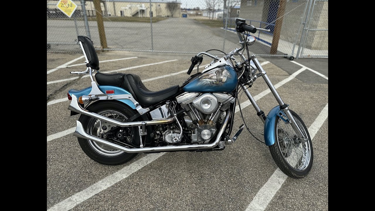1984 Harley Davidson FXST Softail Standard - YouTube
