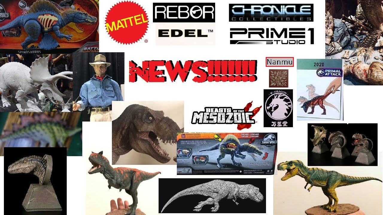 News!!! New images of Mattel Spinosaurus Box! Edel Kenner style ...