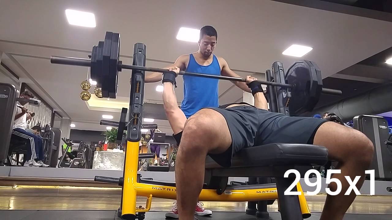 Bulgarian Method 295x1 Bench - YouTube