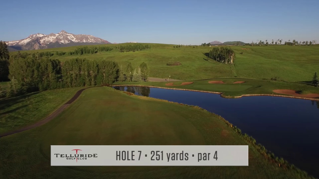 Hole 7 on the Telluride Golf Course - YouTube