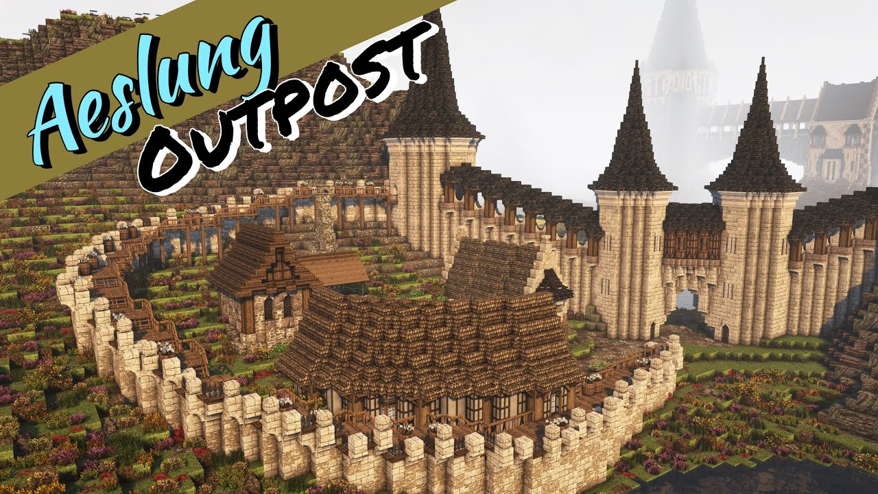 Aeslung Fantasy Outpost Part 1 - Minecraft Conquest Reforged - YouTube