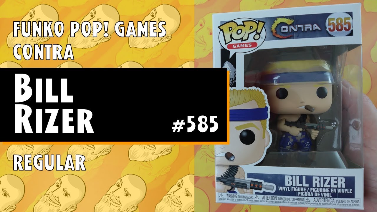 Funko Pop Games - Contra - Bill Rizer - 585 // Just One Pop Showcase ...