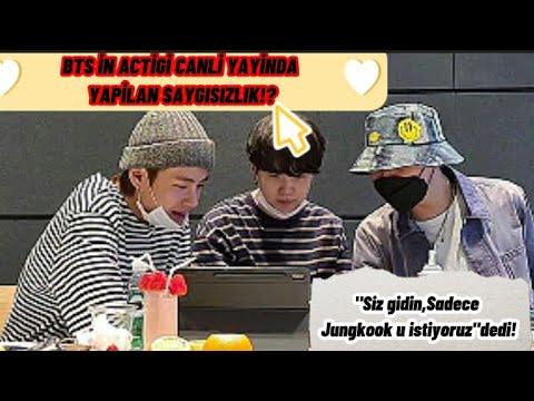 Suga,Jhope ve Taehyung'un açtığı canlı yayında üyeleri görmezden geldiler? İğrenç yorumları!?