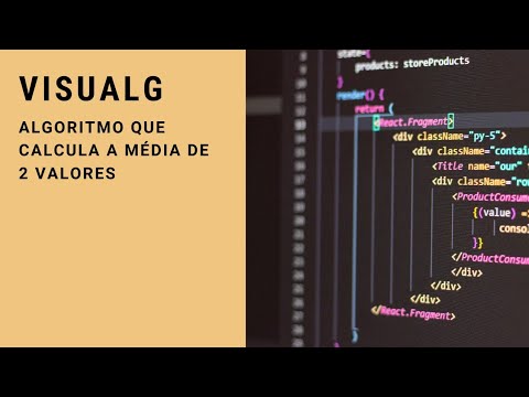 Tutorial VISUALG - Algoritmo Média - YouTube