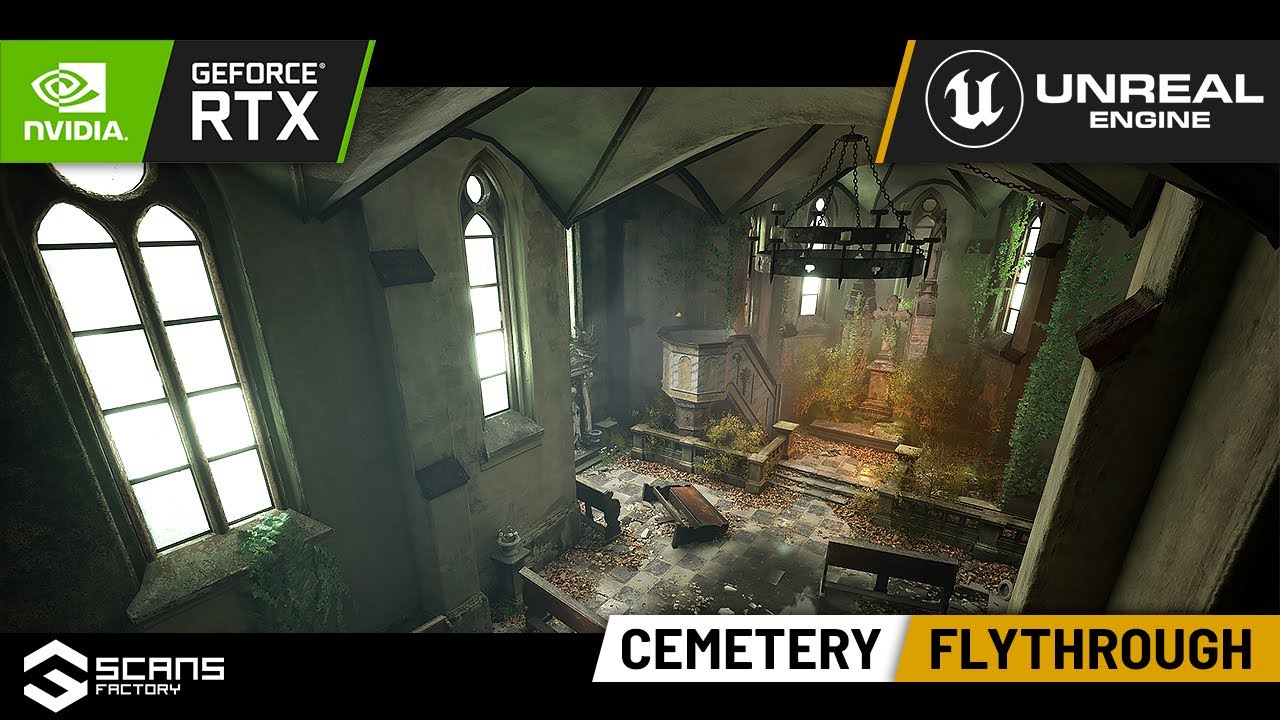 Cemetery - Forgotten Churchyard - Flythrough - YouTube