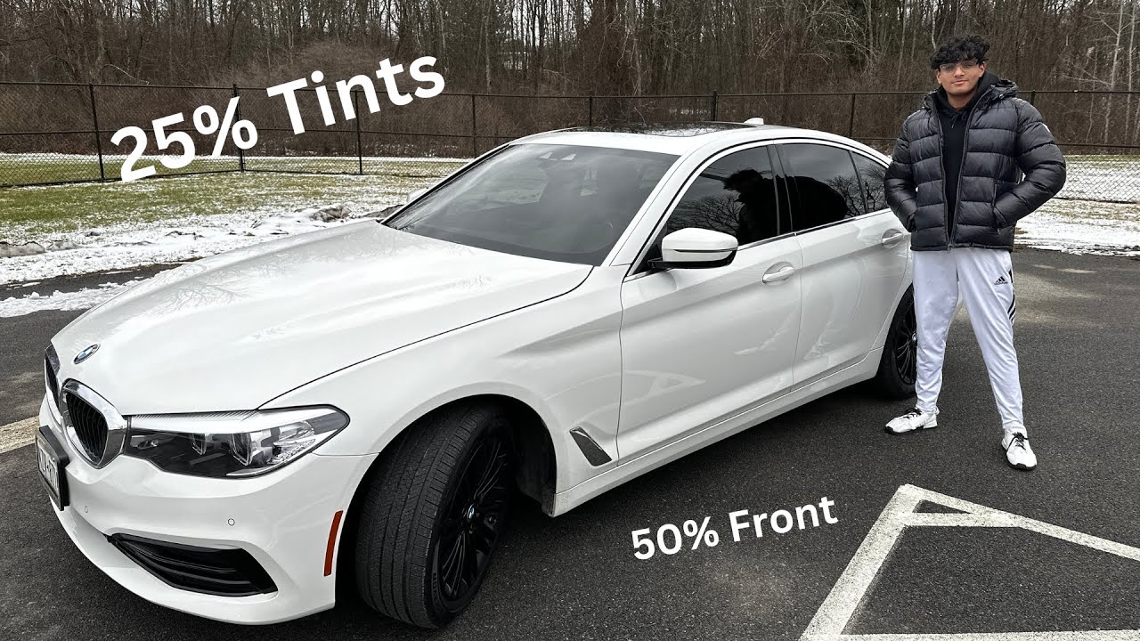 FULL TINTS on 2019 BMW 540i G30 (Plus Night View) | 25% All Around, 50% ...