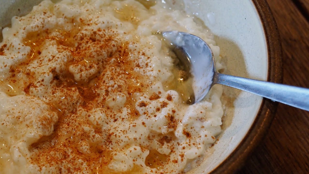 Healthier Rice Pudding - YouTube