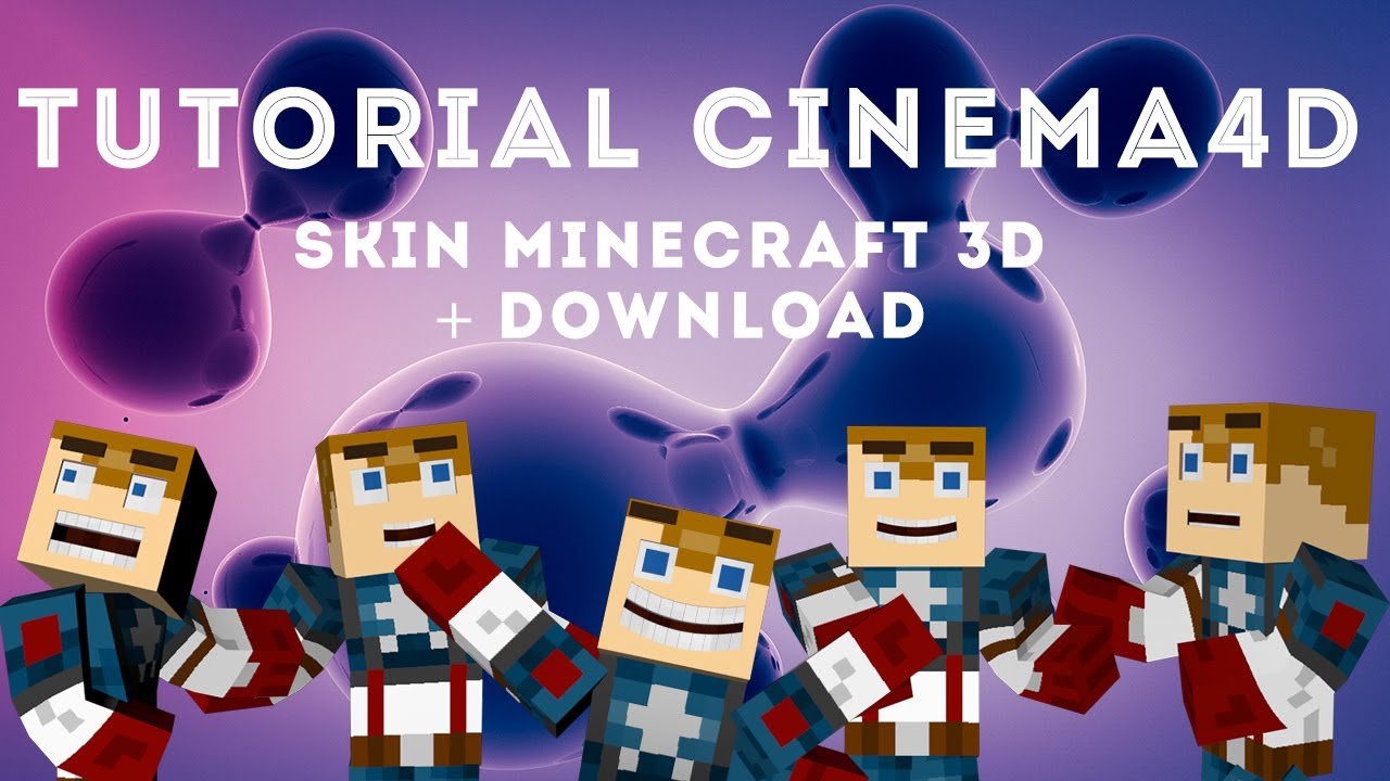 Tutorial Cinema 4D: Fare skin Minecraft 3D + Download - YouTube