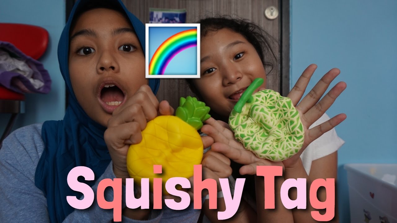 RAINBOW SQUISHY TAG - YouTube