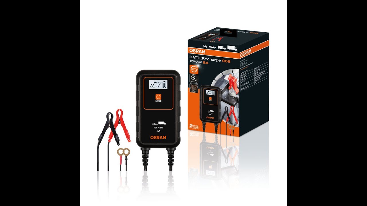 OSRAM BATTERYcharge OEBCS908 Product Video EN - YouTube