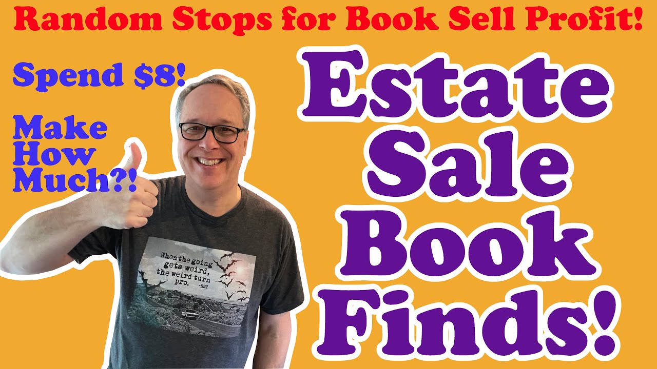 Book Selling Profit Potential with $8 spent at 2 Random Estate Sales ...