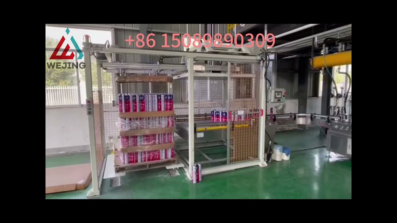 Automatic can loading machine - YouTube