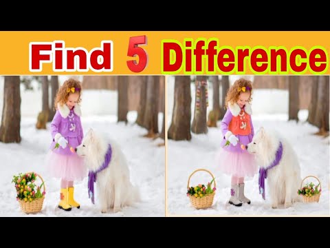 Find 5 difference || Find 5 difference between two pictures - YouTube