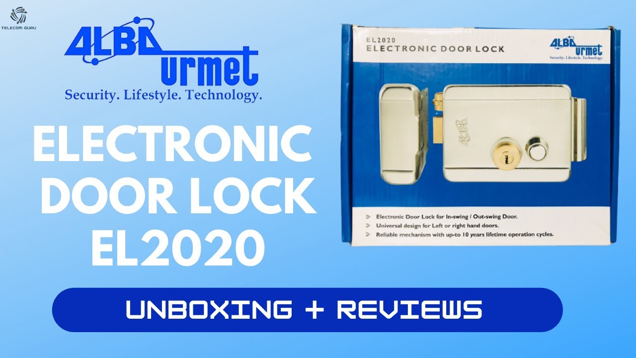 ALBA ELECTRONIC DOOR LOCK EL2020 UNBOXING AND REVIEWS - YouTube