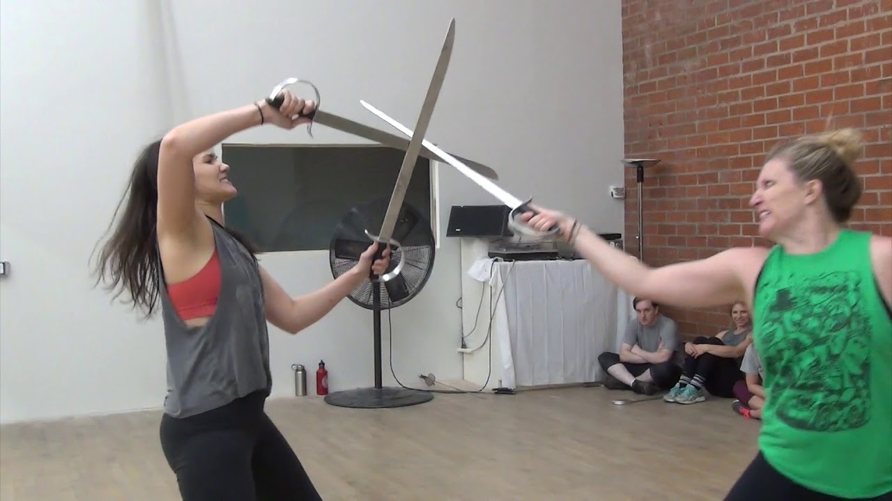 Double Cutlass Fight_Joanna_Amy_5-10-18 - YouTube