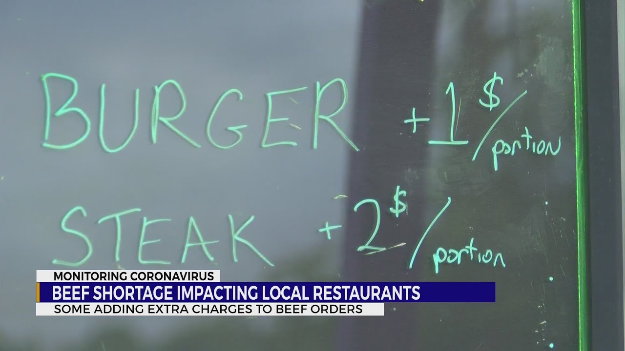Beef shortages impact local restaurants - YouTube