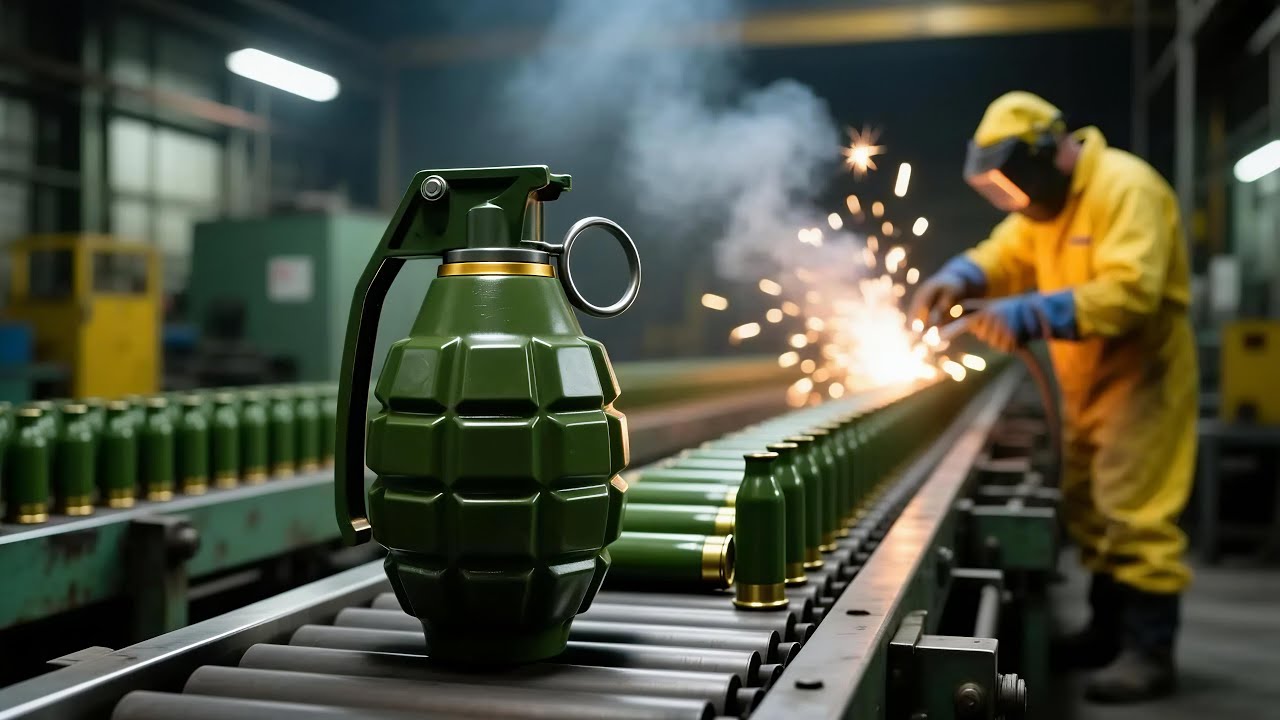 Inside a Modern Grenade Plant: Safety-First Manufacturing (Full Process ...