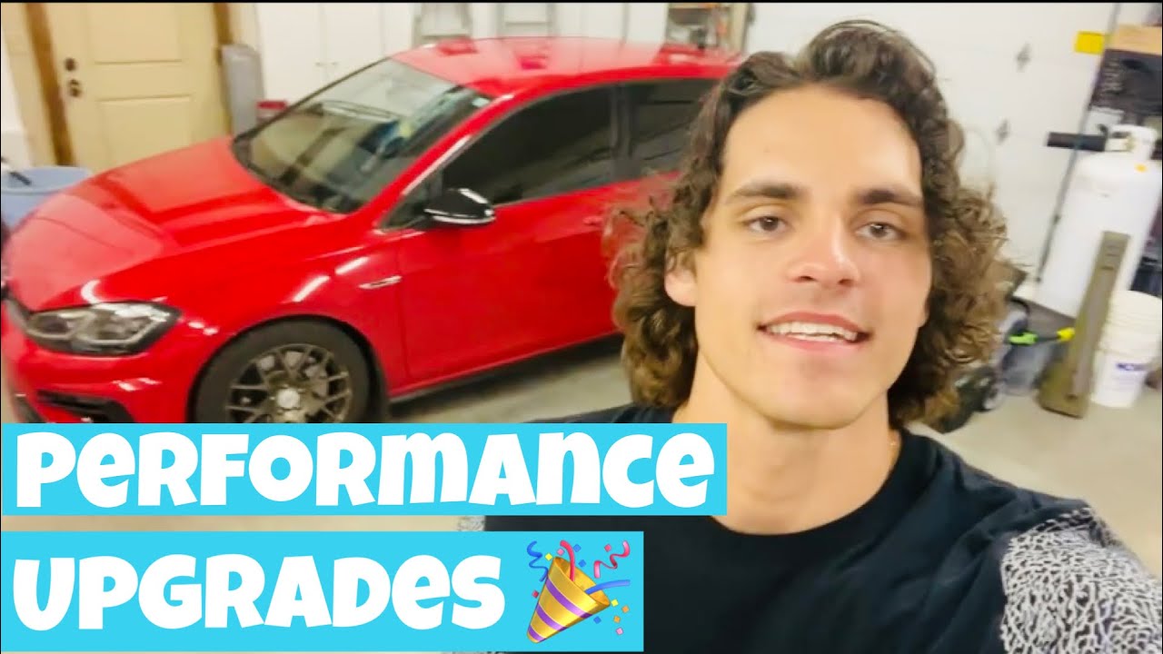 Installing new VW Golf R Performance Mods! - YouTube