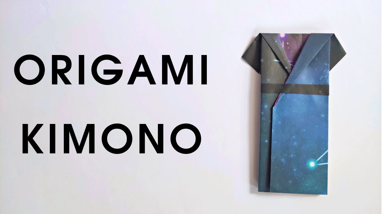 Origami KIMONO tutorial | How to make a paper kimono - YouTube