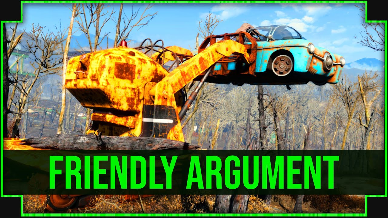 Friendly Argument in Fallout 4 - Guess He Must've Found Out! - YouTube