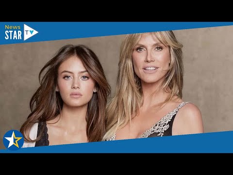 Heidi Klum, 49, and lookalike daughter, 18, model lingerie together for new campaign
