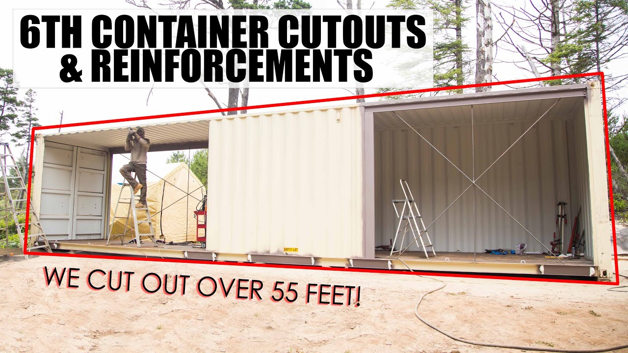 We cut out OVER 55 FT of this CONTAINER! 6th Container Cutouts ...