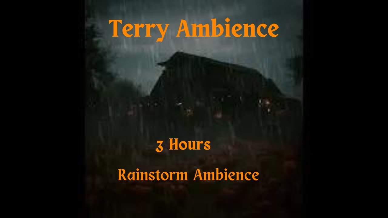 Pumpkin Farm Barn Rainstorm Ambience 3 Hours - YouTube