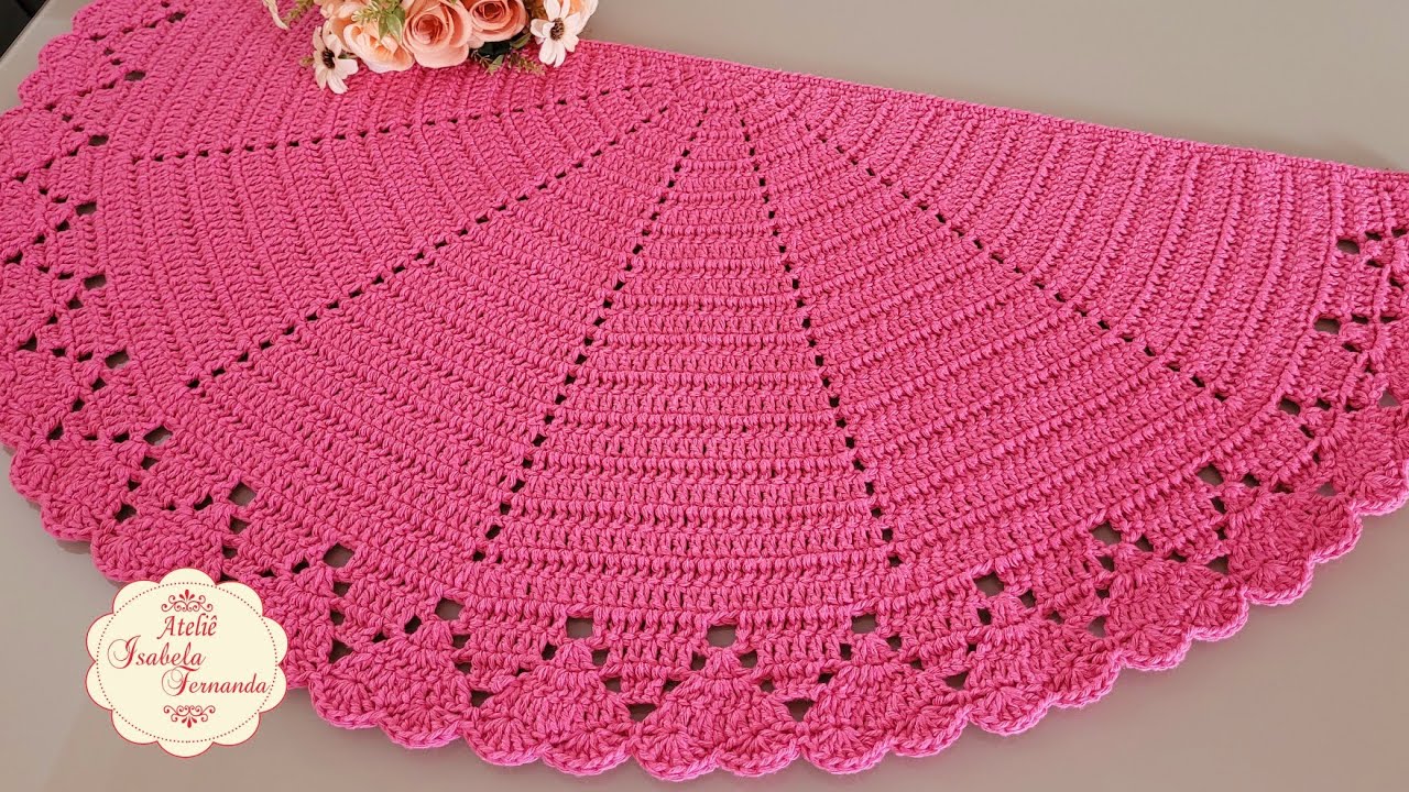 Tapete Meia Lua Fácil Rápido e Econômico Passo a Passo Completo - YouTube