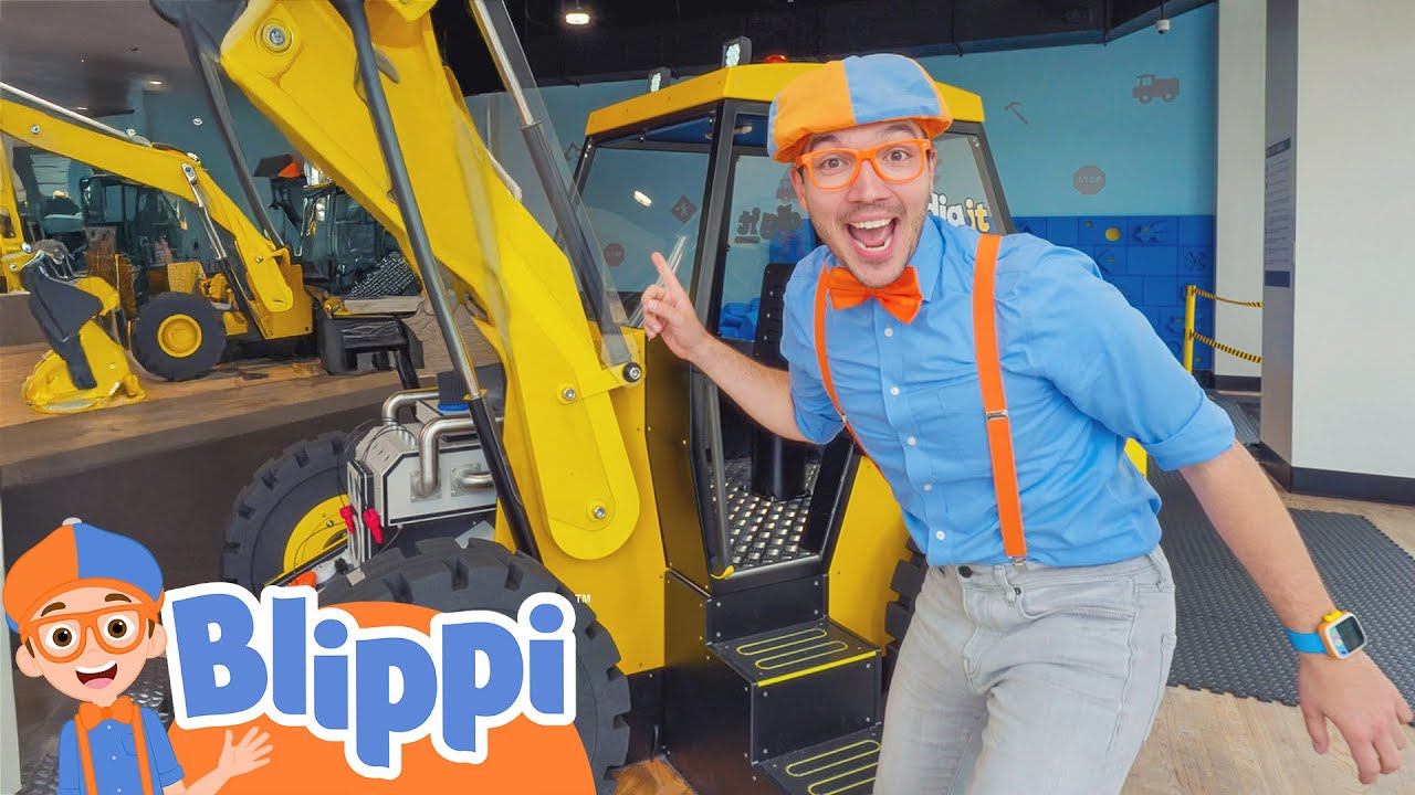 Blippi at Dig It! | Exploring a Construction Playground - YouTube