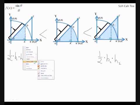 1 proving sin theta over theta is one pt 1 - YouTube