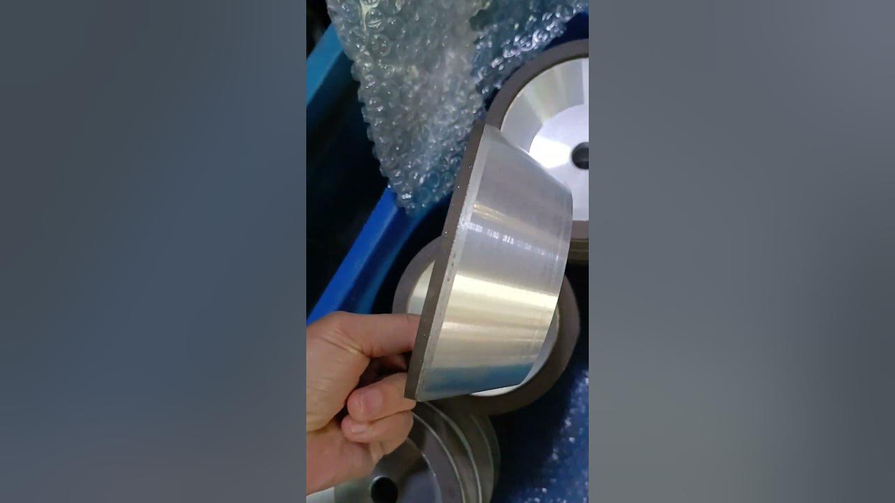 11 A2 CBN grinding wheels for HSS tool steel - YouTube