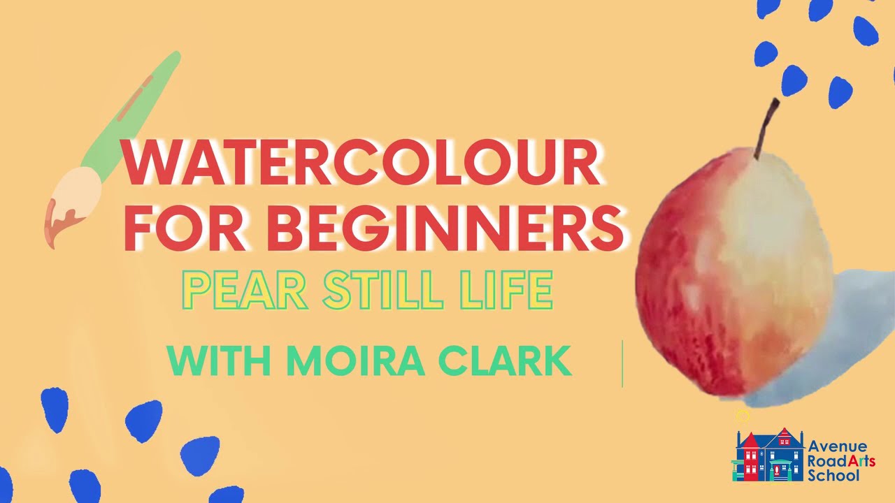 Watercolour for Beginners - Painting a Pear with Moira Clark - YouTube