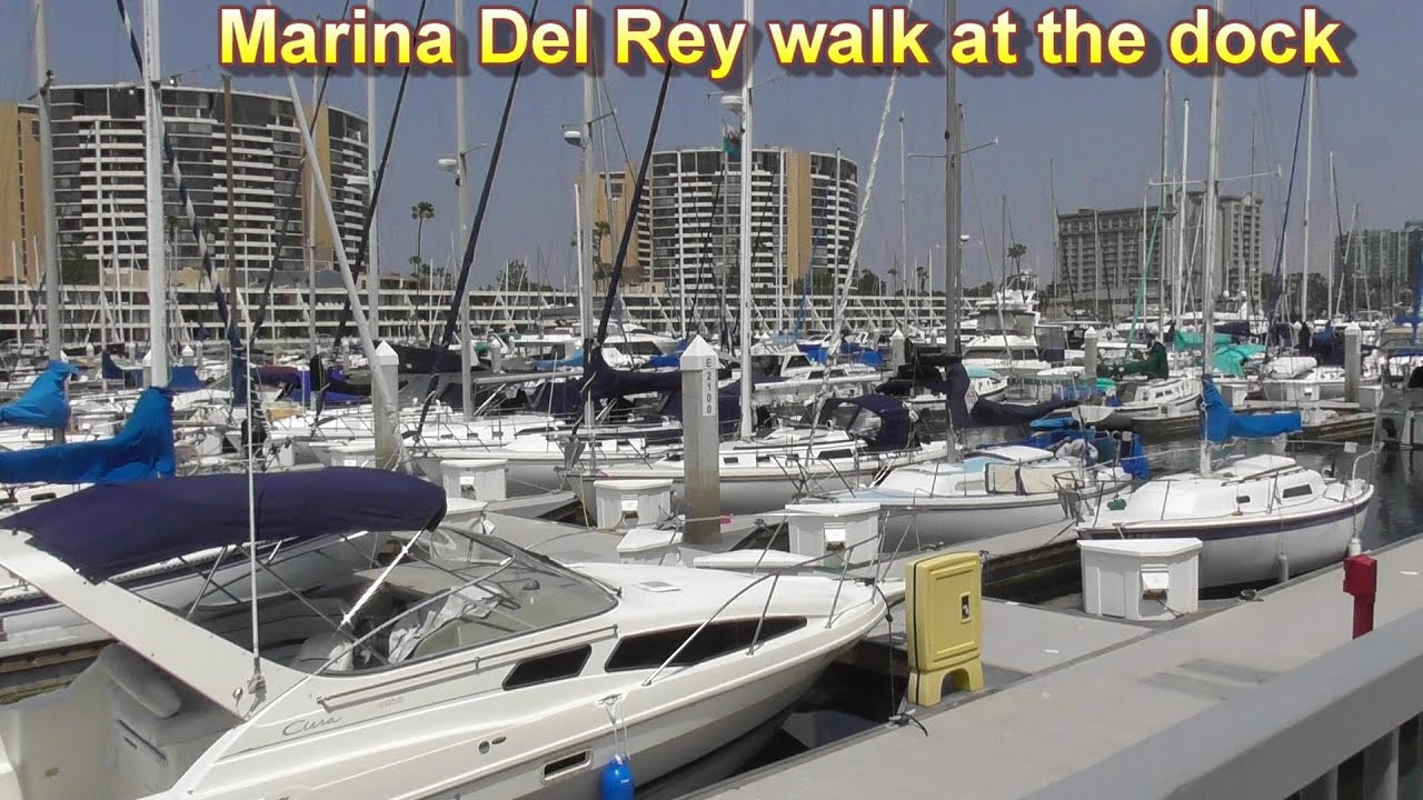 🔴 Plane Spotting LAX WALK at the DOCK in Marina Del Rey Los Angeles ...