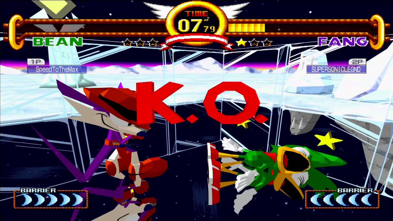 Sonic the Fighters HD: Bean vs Fang (Xbox Live Match) [1080 HD] - YouTube