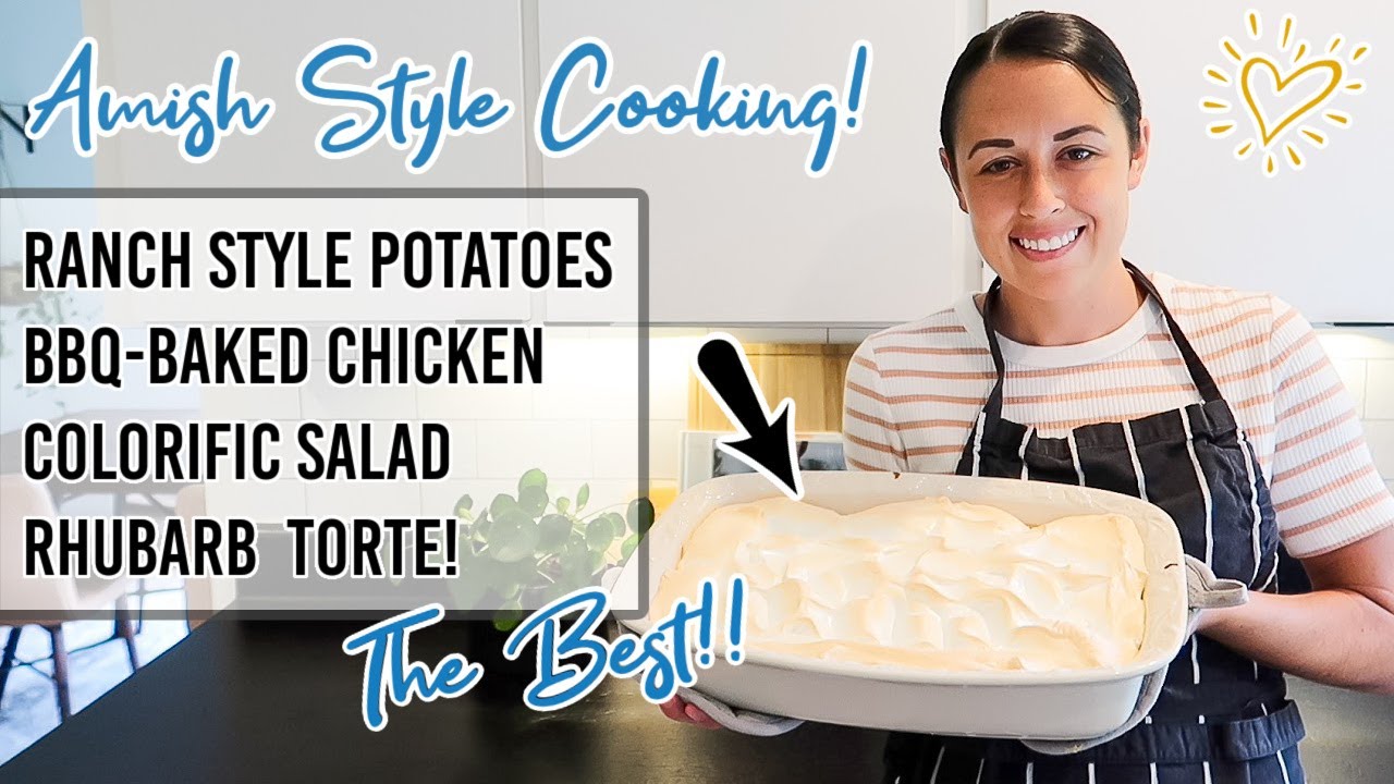 Amish/Mennonite Style Cooking! | Cook a Whole Amish Style Meal ...