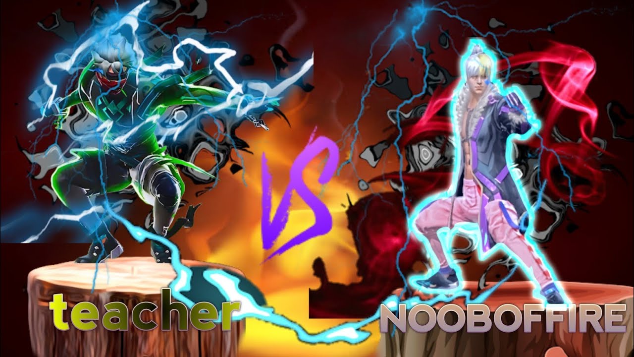 doing 1v1 with my free fire teacher - YouTube