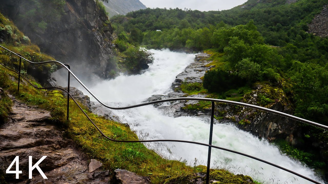 Norwegian nature | Streaming Waterfall in Norway I Norwegian waterfalls ...