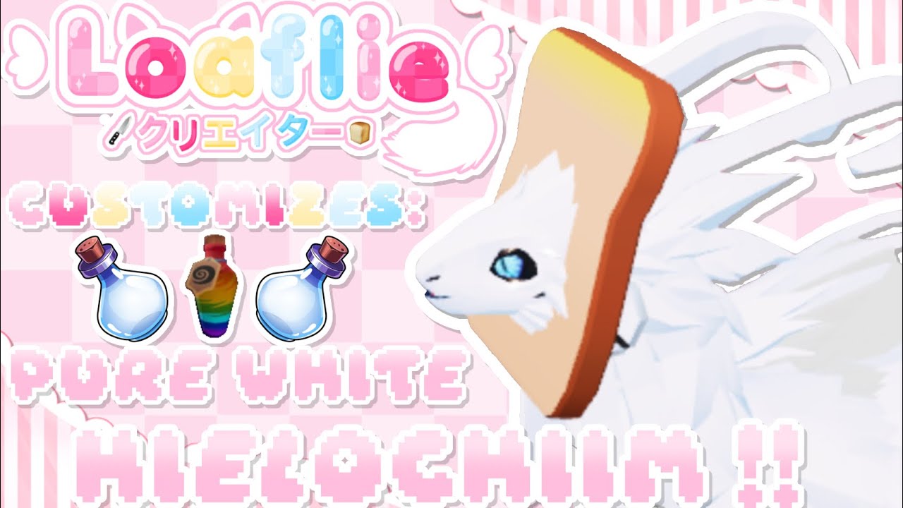 🤍Loaflie Customizes: Pure White Hielochiim!🤍 | Dragon Adventures! （^O ...