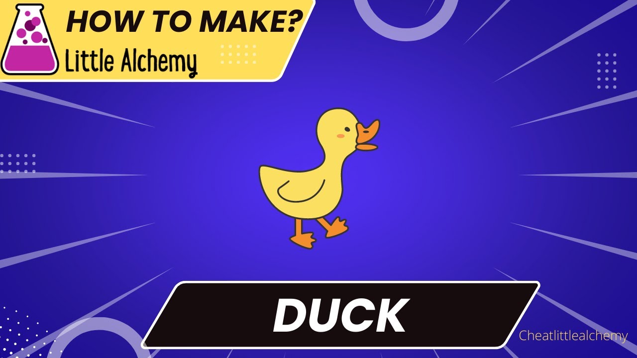 How To Make Duck In Little Alchemy Cheats - YouTube