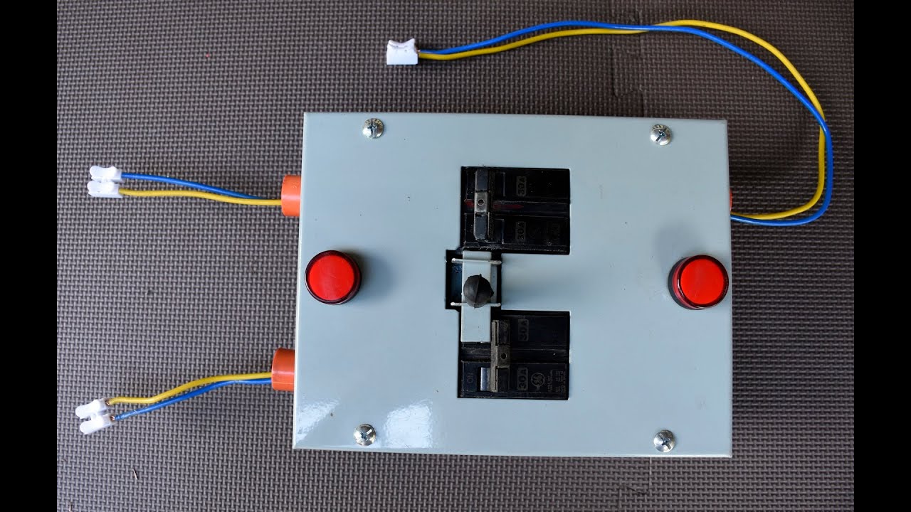 MTS for generator wiring with Pilot Lamp Indicator I VicV Tv - YouTube