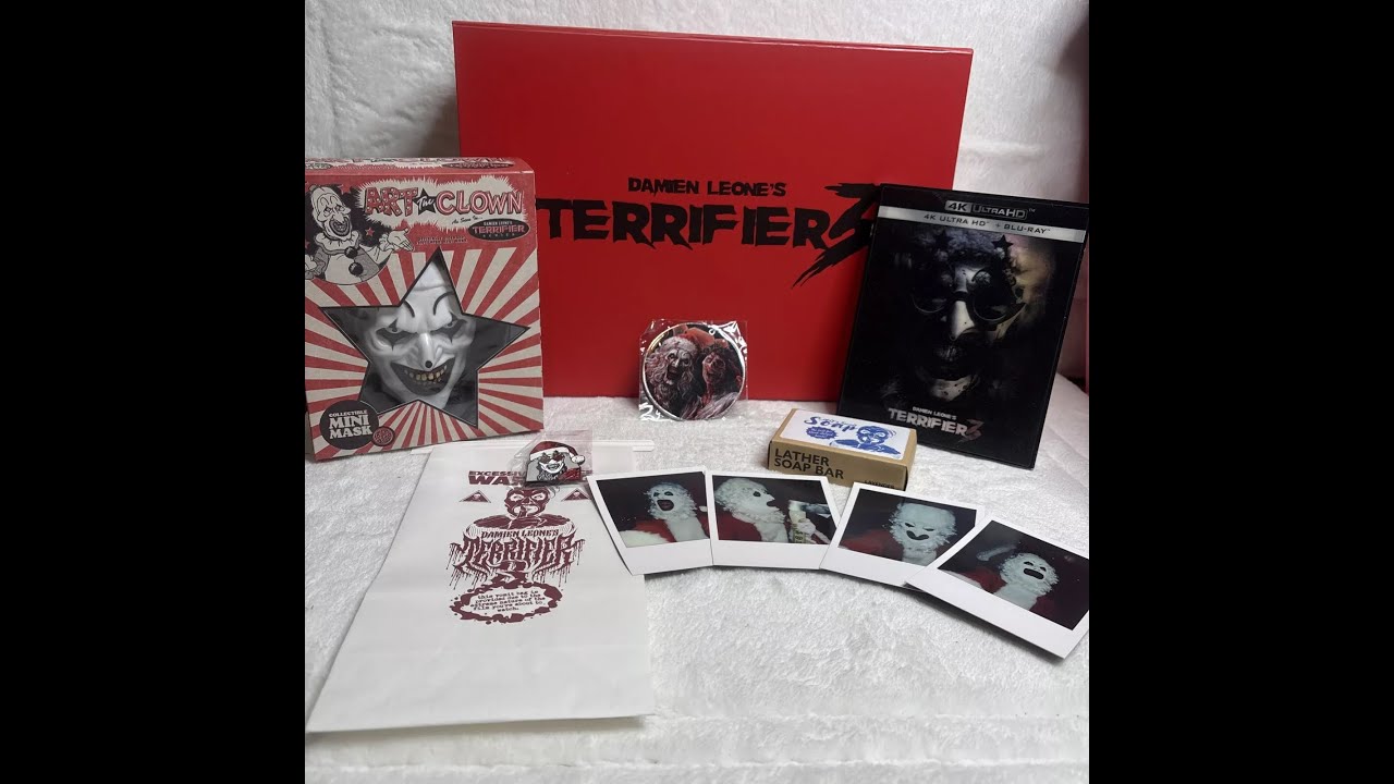 Unboxing the Terrifier 3 Limited Edition Collector's Box Set 4K - YouTube