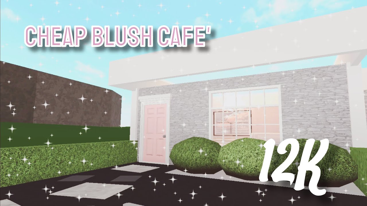 CHEAP BLUSH CAFE' - 12K | bloxburg | Vanda Plays - YouTube