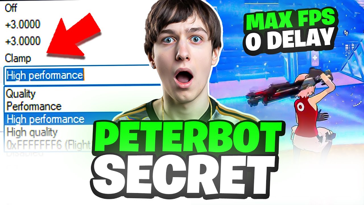 Peterbot’s Ultimate Settings for MAX FPS & 0 Input Delay in Fortnite ...