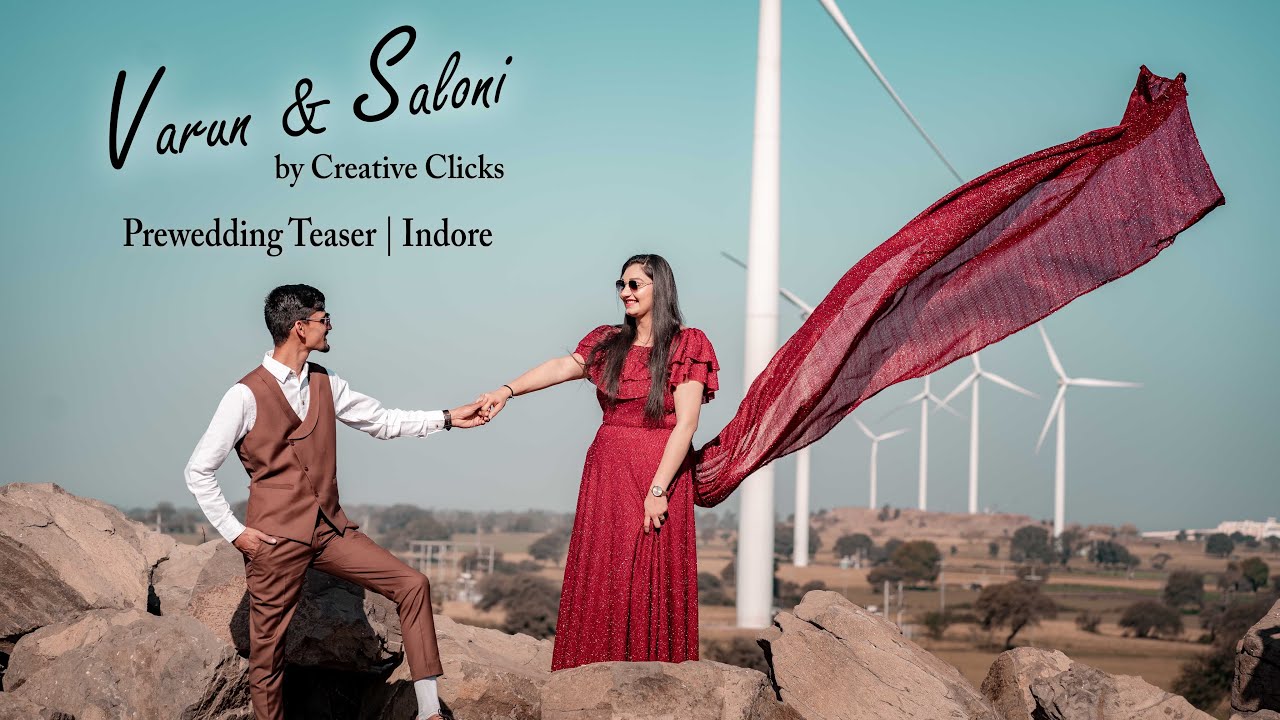 Varun & Saloni Prewedding Teaser | Creative Clicks Indore | Best Prewedding 2023 - YouTube
