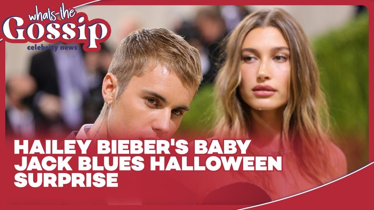 Hailey Bieber Reveals Baby Jack Blues' Cute Halloween Onesie! - YouTube