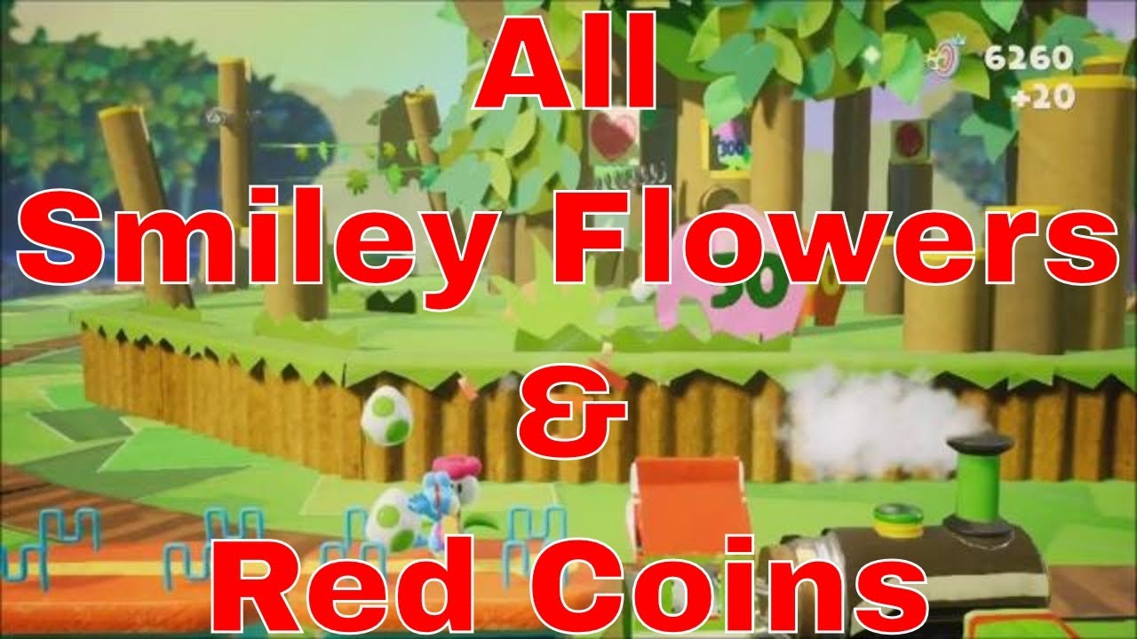 Jungle Tour Challenge | All Smiley Flowers 🌼 and Red Coins 💰 | Yoshi's ...