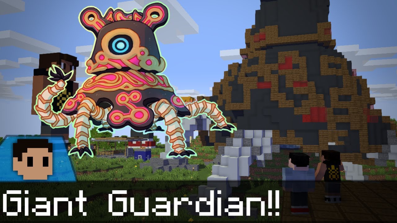 Giant BOTW Guardian in Survival Minecraft! w/ Jbshade12 - YouTube